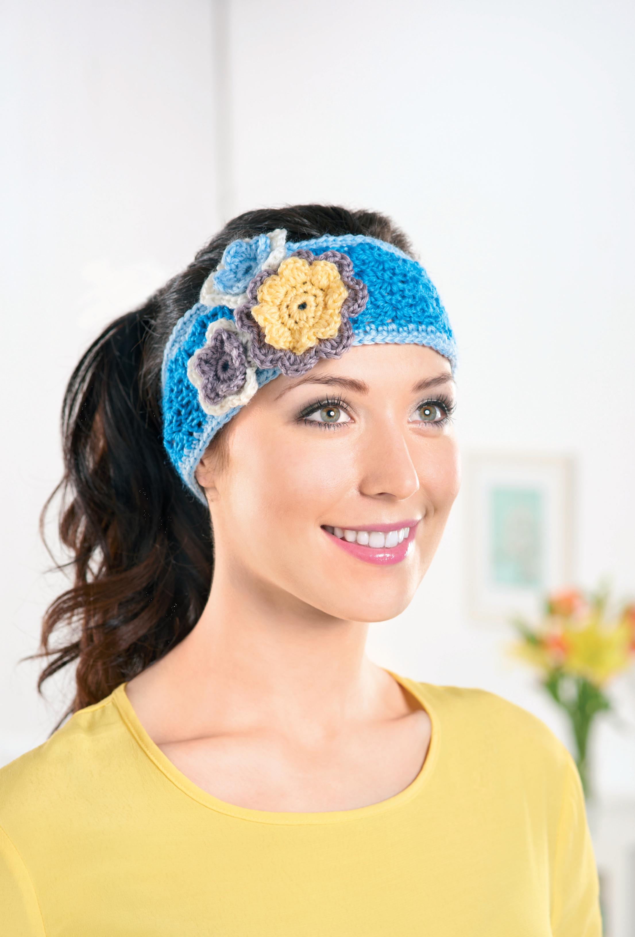 Crochet flower headband | Top Crochet Patterns